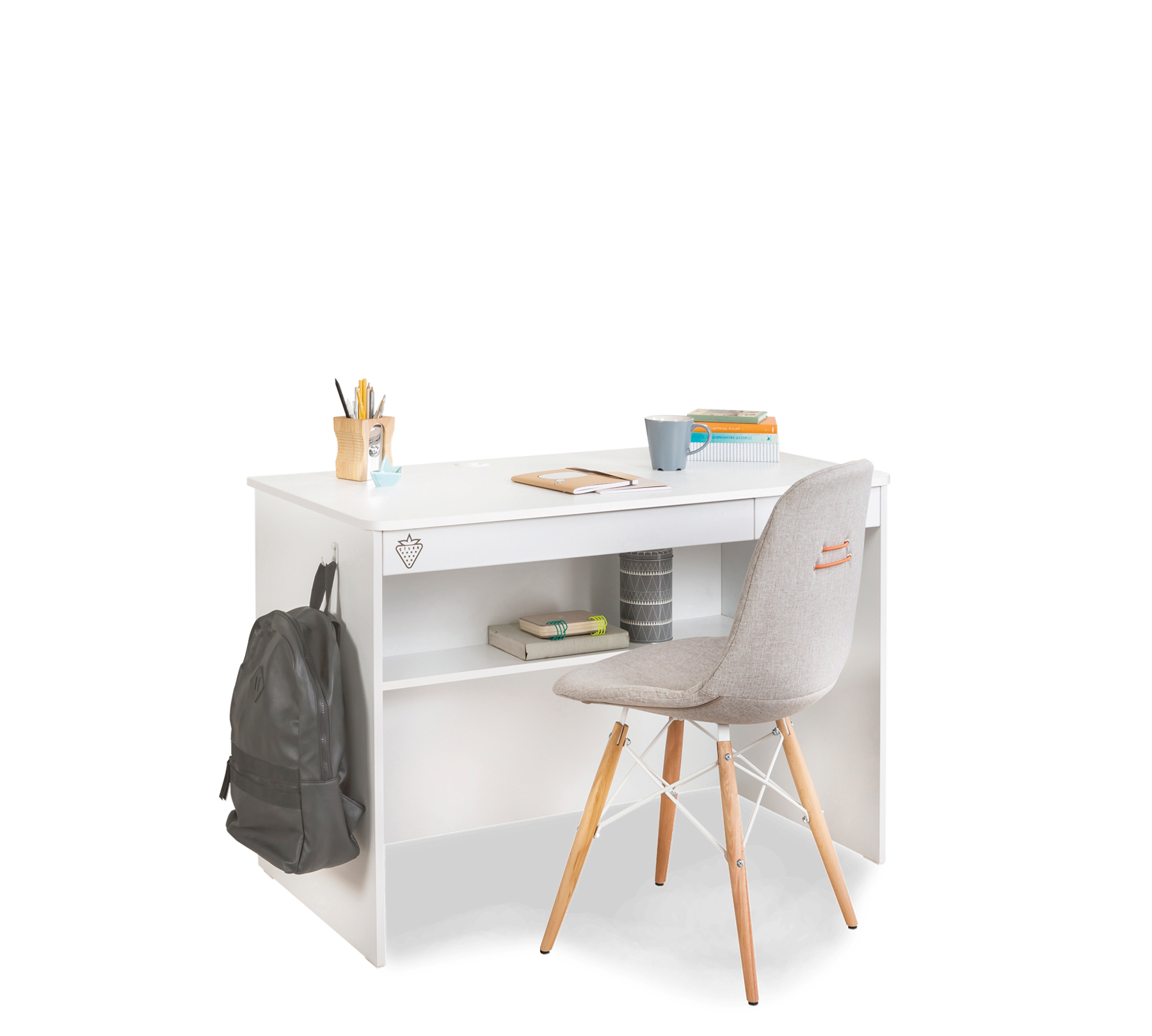 White Study Desk – Cilek Mauritius